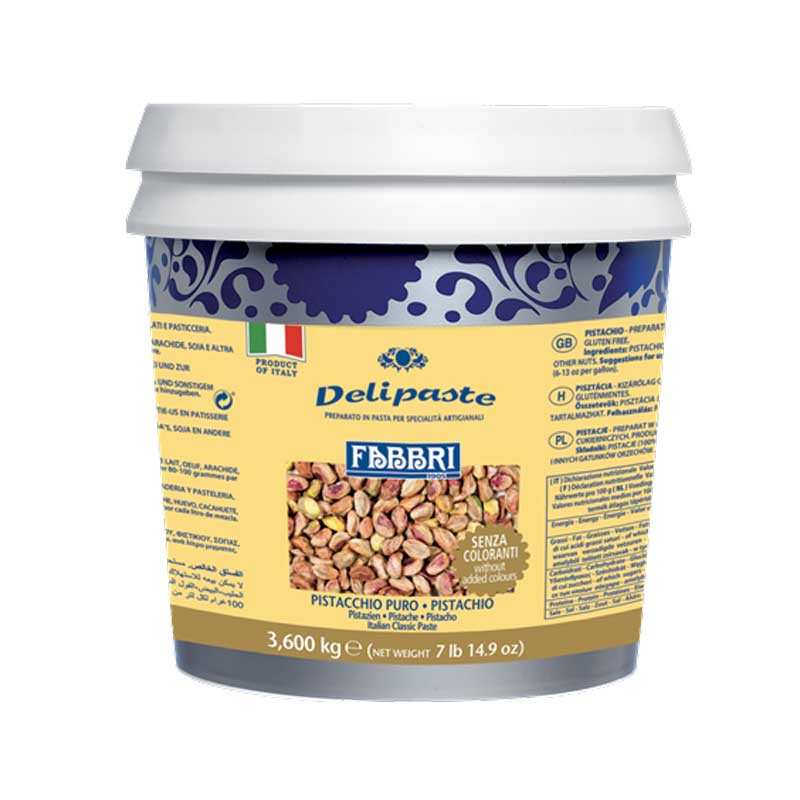 Pasta Pure Fistic Fabbri Delipaste, 3.6 kg
