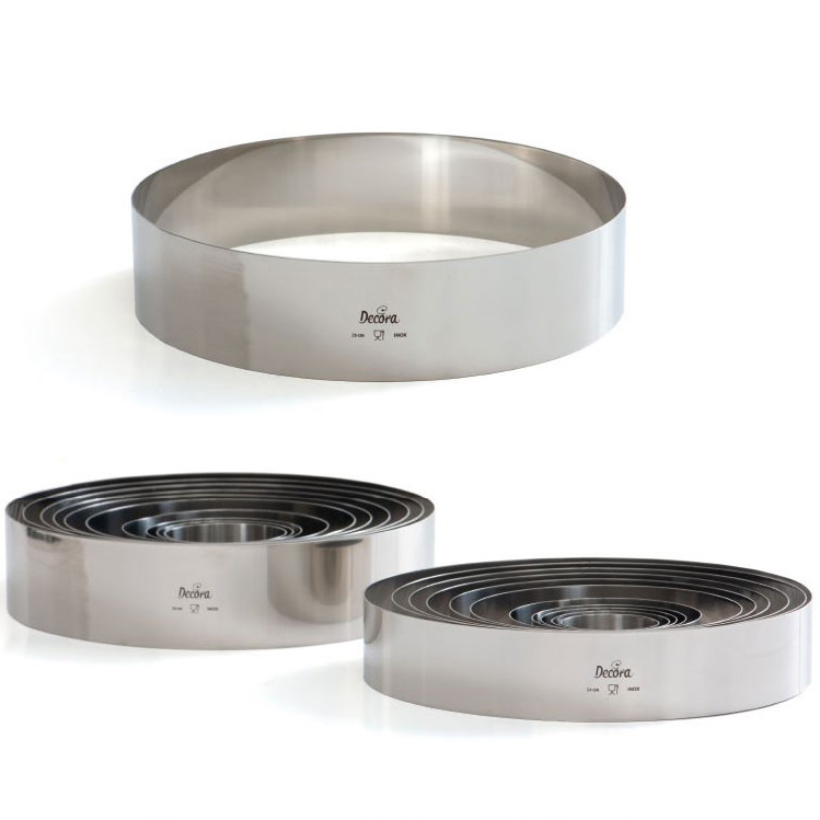 Rama inox rotunda Ø 5 x H 4.5 cm