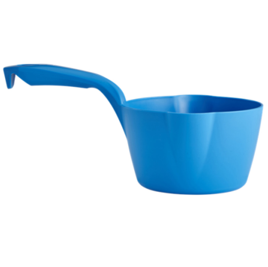 Scafa Rotunda Gradata 1 Litru, Material Plastic Albastru, Ø 15.5 cm