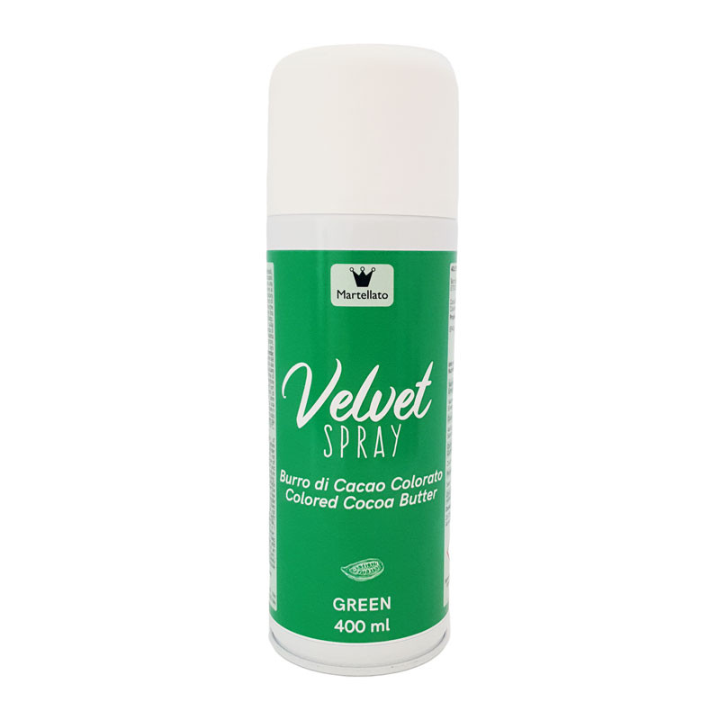 SPRAY VELVET - Colorant Alimentar Verde fara E171, 400 ml