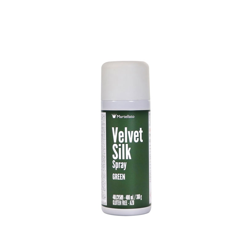 SPRAY VELVET Silk - Colorant Alimentar Verde, 400 ml