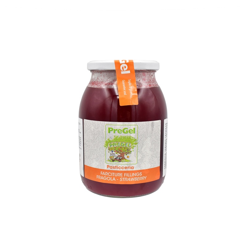 Umplutura Piure cu Bucati Fruct Capsuna PreGel, 1.1 kg