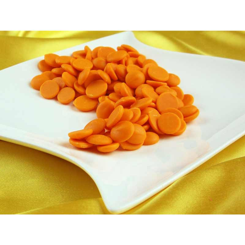Ciocolata Alba cu Aroma Portocala Dropsuri 29% Barry Callebau, 2.5kg