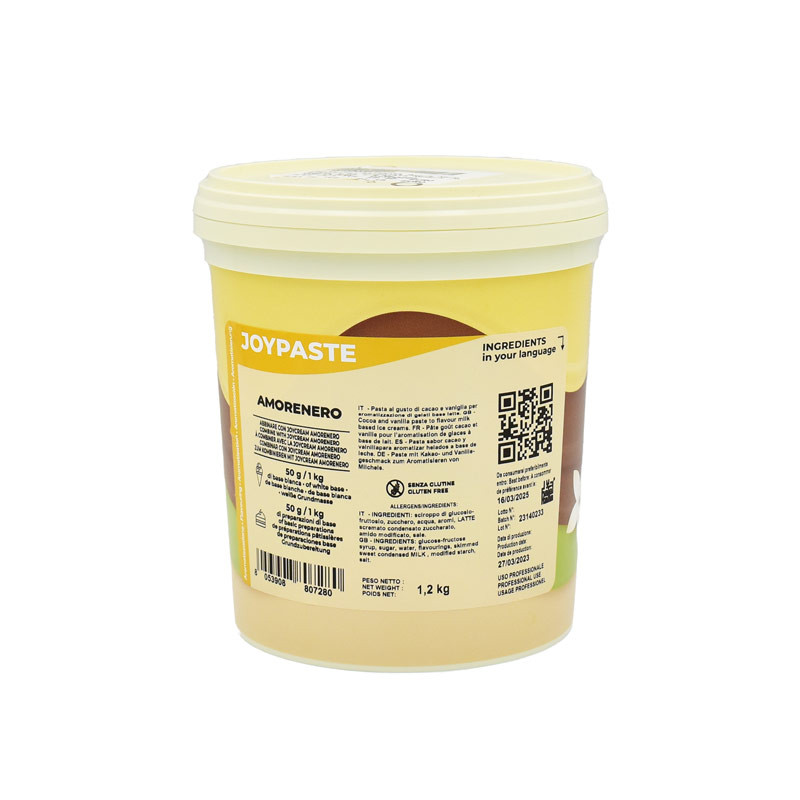 Pasta Aromatizare Amore Nero Biscuit si Ciocolata Neagra Joypaste Irca ...