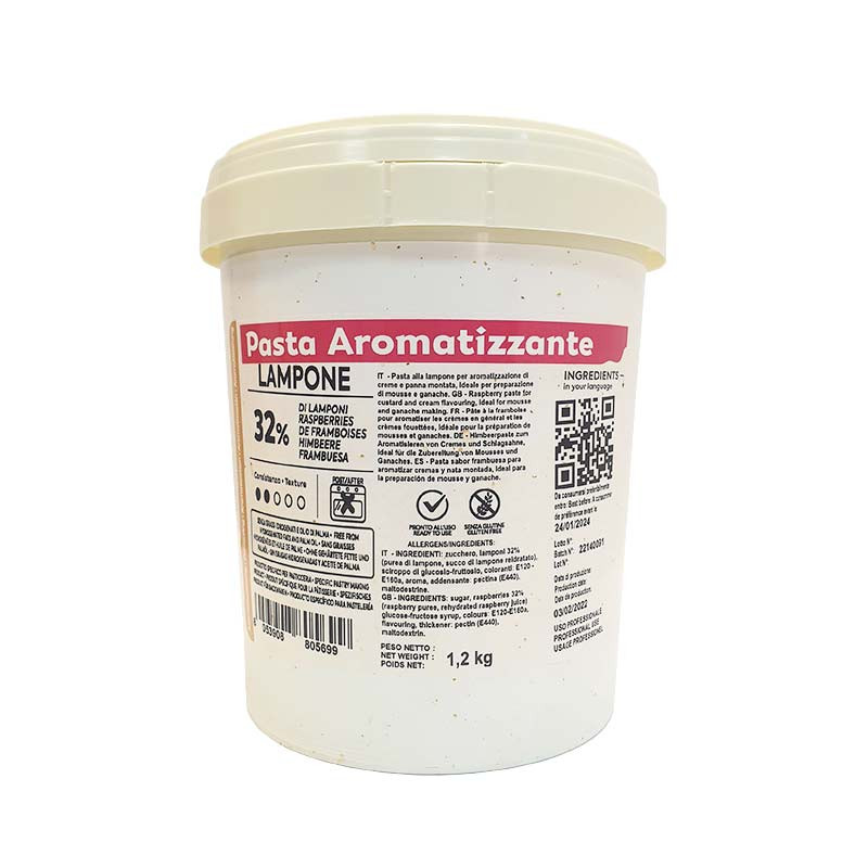 Pasta Aromatizare Zmeura Aciditate Redusa Joypaste Irca 1.2 Kg