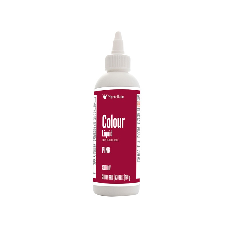 Colorant Alimentar Lichid Liposolubil, Roz, 190 ml