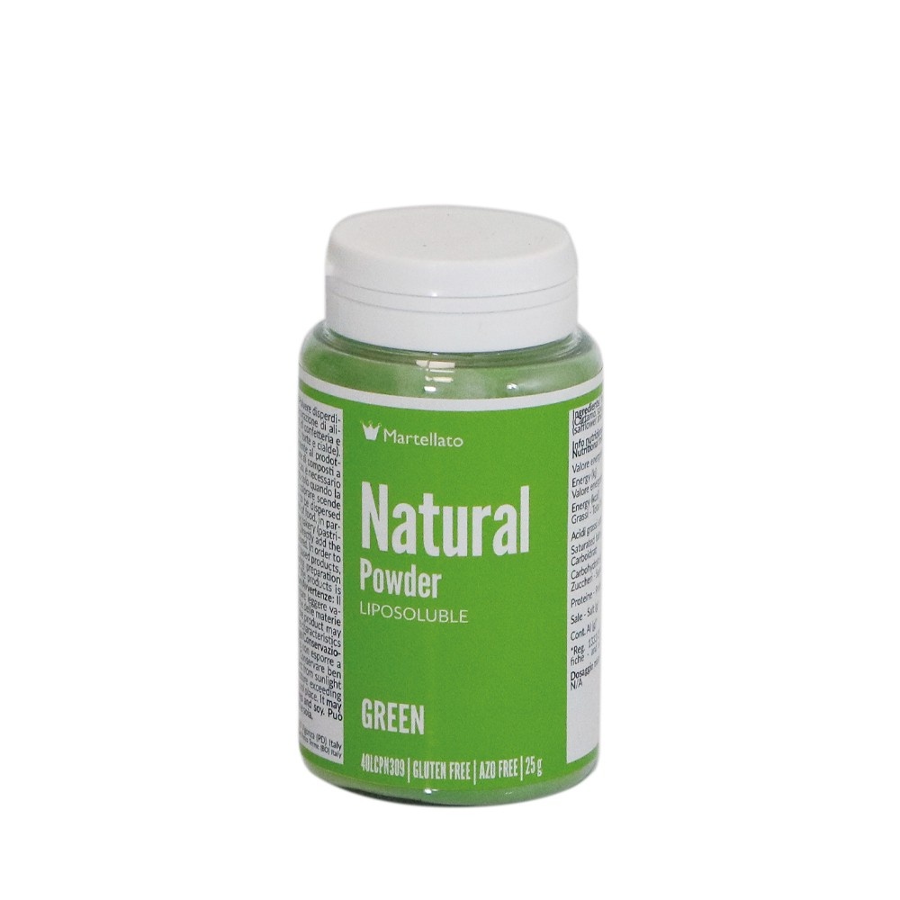 Colorant Alimentar Natural Pudra Hidrosolubil, Verde, 25 g