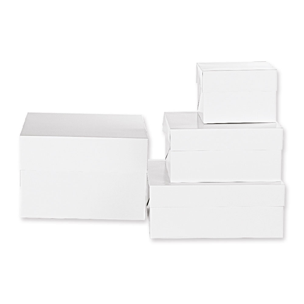 Cutie Patrata Desert / Tort, Carton Alb, 36.5 x 36.5 x H 30 cm