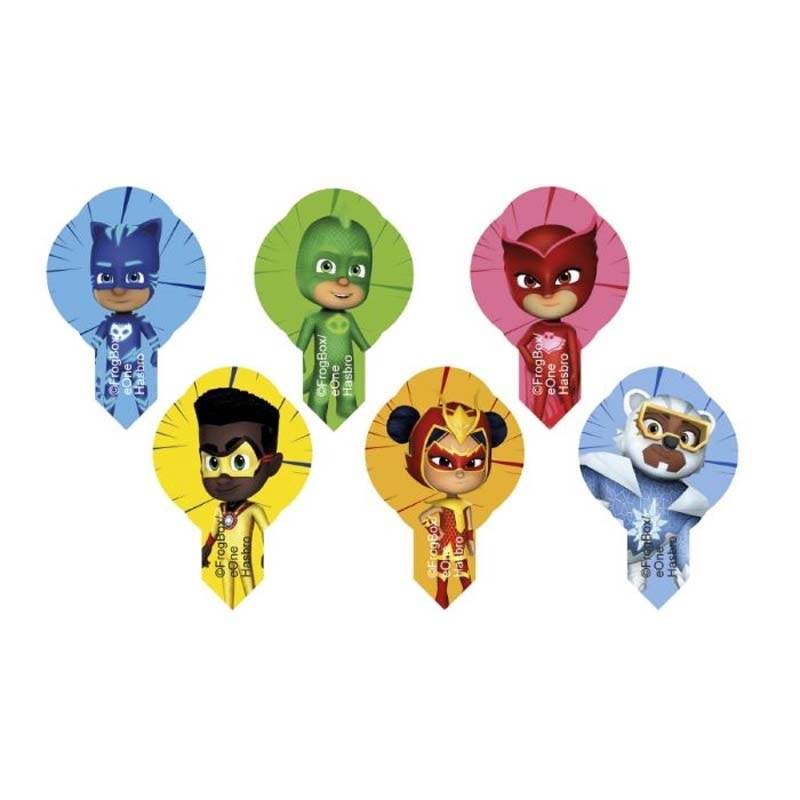 Decor din Vafa - Eroii in Pijama 6 Modele H 5.5 cm, 600 Buc