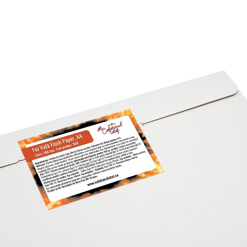 Foi Vafa Flash Paper A4, 100 buc/cutie