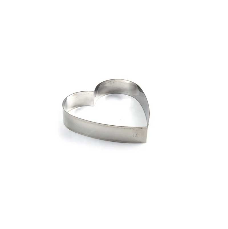 Rama Inox Inima, 18 x H 4 cm