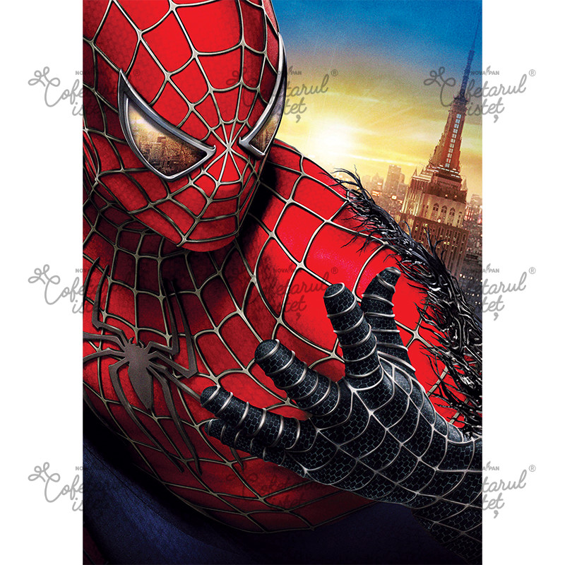 Vafa imprimata SpiderMan Model 3, 9 Decoruri Ø 4 - 12 cm, A4 ...