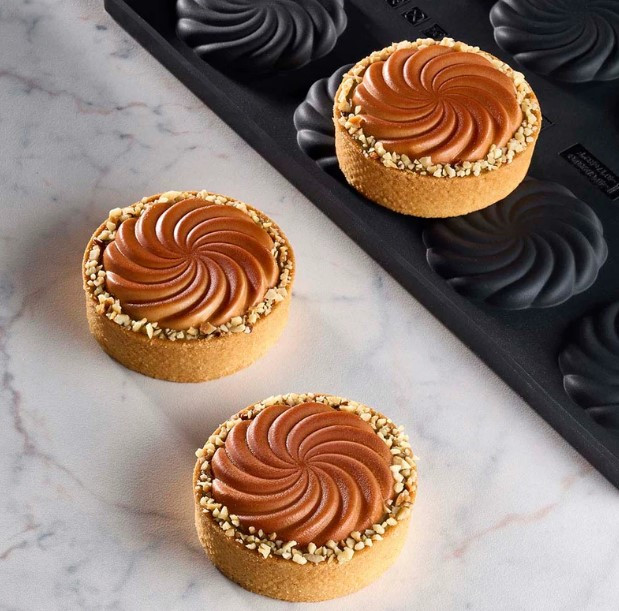 Forma Silicon TOP Twirl Ø 6 × H 0.8 cm, 8 cavitati, 18 ml