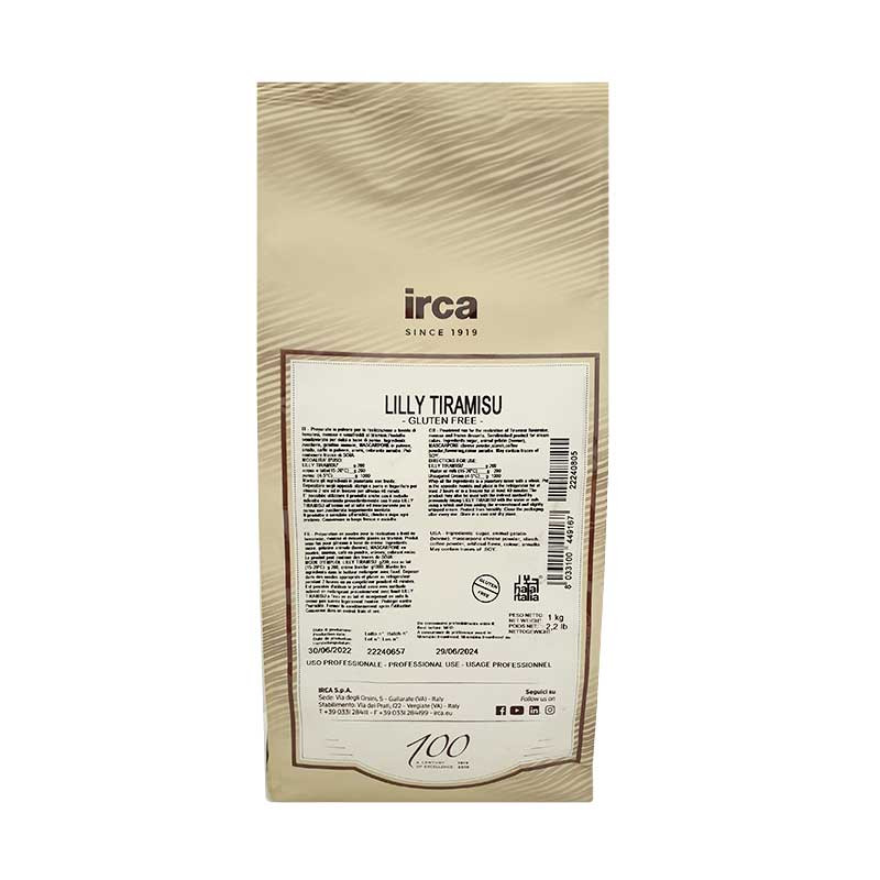 Premix Mousse, Bavareze, Semifreddo - Aroma Tiramisu - Lilly Irca, 1 Kg