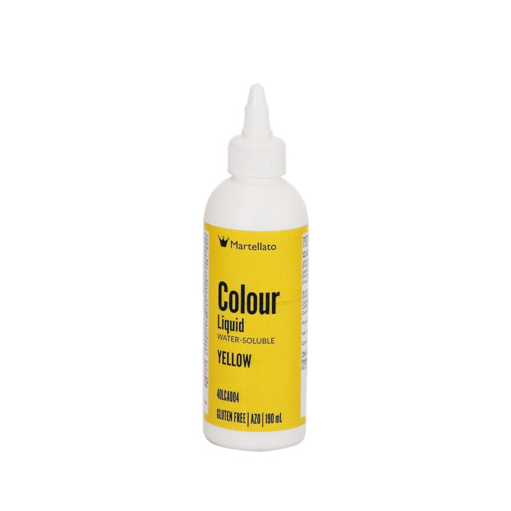 Colorant Alimentar Lichid Hidrosolubil, Galben-Porumb fara E171, 190 ml