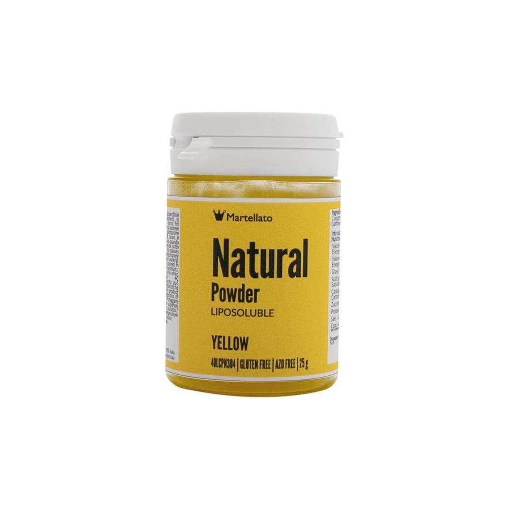 Colorant Alimentar Natural Pudra Hidrosolubil, Galben, 25 g