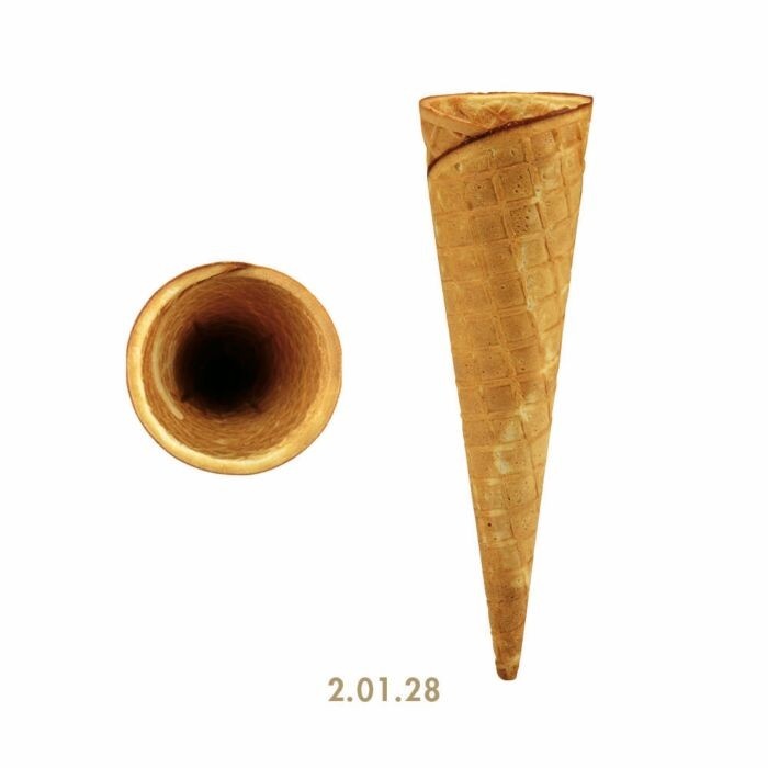 Conuri Vafa Neutre Ø 5 x 18 cm, 275 Buc