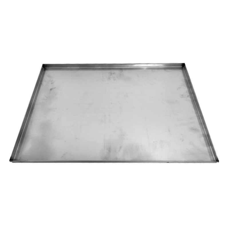 Tava Inox Neperforat - 4 Margini, 60 x 40 x H 2 cm