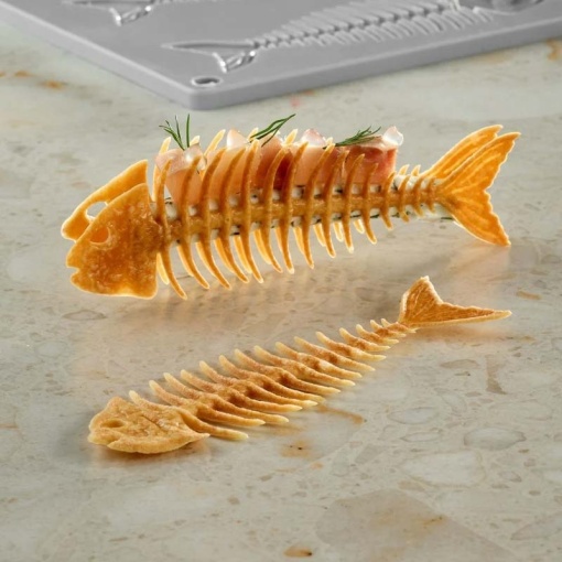 Forma Silicon Gourmand Schelet Peste 12 × 4.2 × H 0.4 cm, 6 cavitati