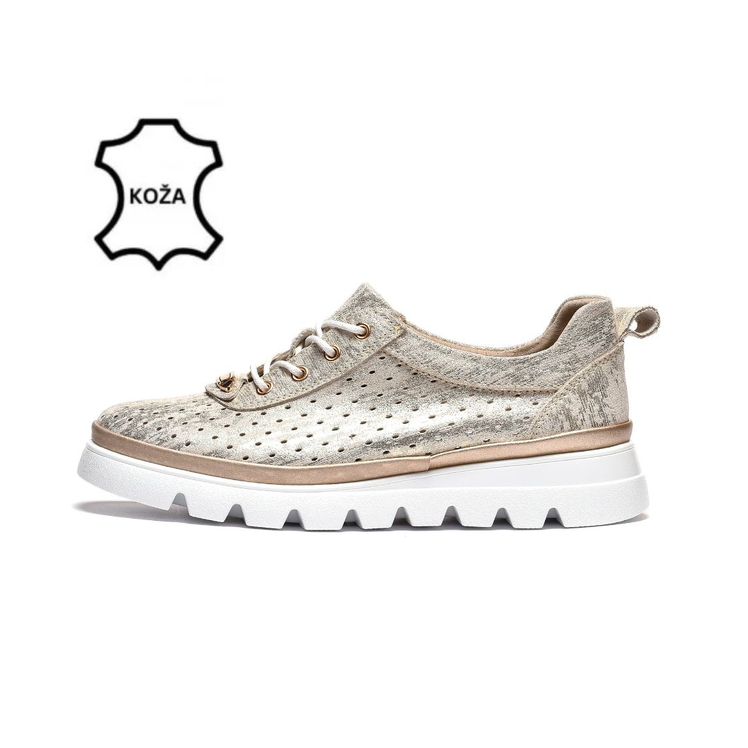 ŽENSKE PATIKE KOŽA- L88A2500GLD