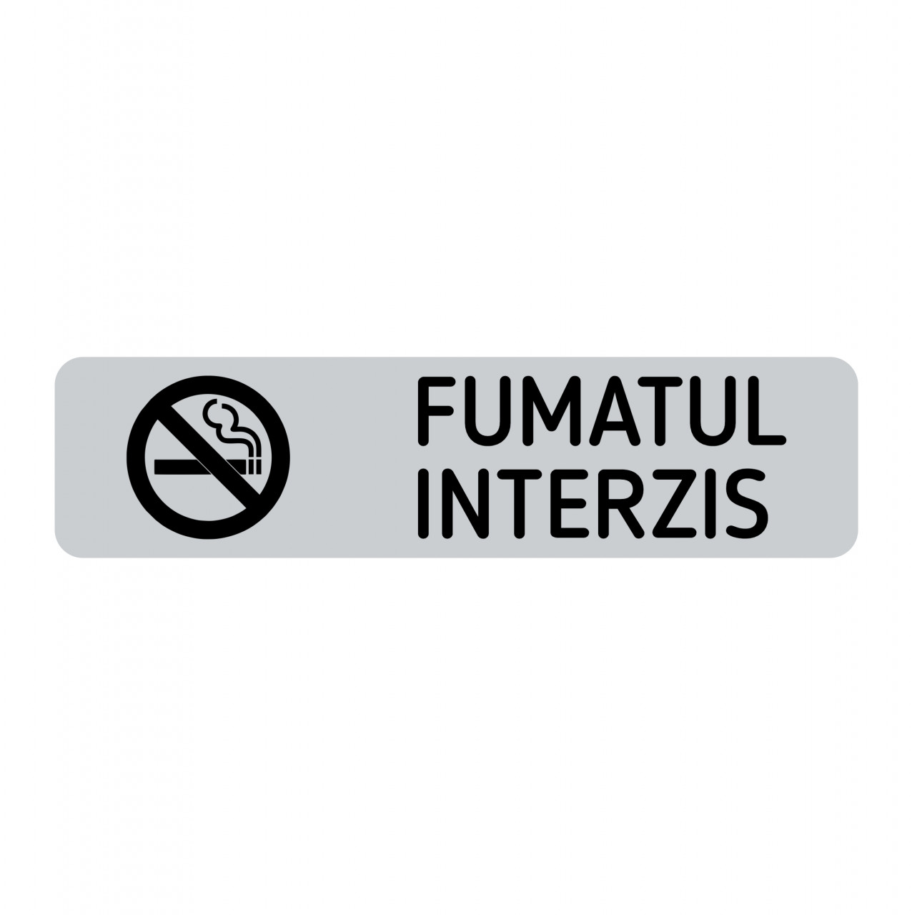 ABS149 Placa ABS 20x5 cm Personalizata (FUMATUL INTERZIS)