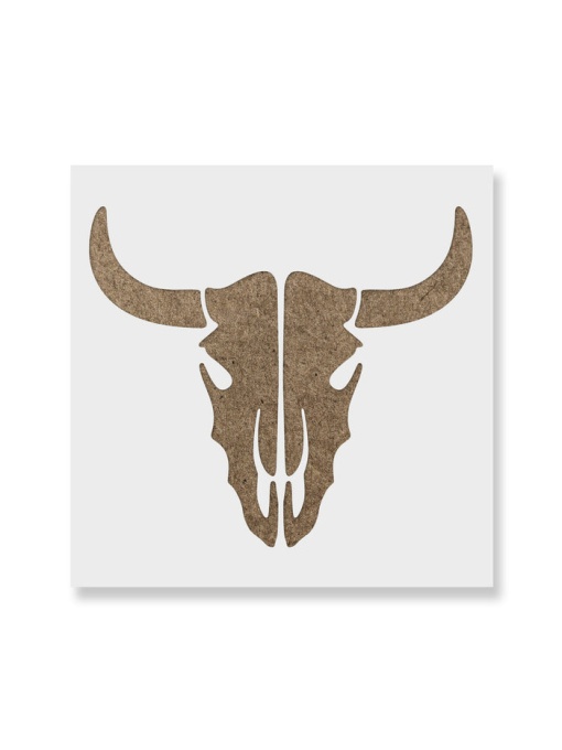 Sablon Perete vopsire, tencuiala 0.7mm Craniu de Vacă model MXSP7415