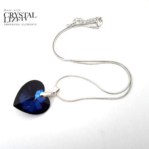 Ogrlica Heart crystal