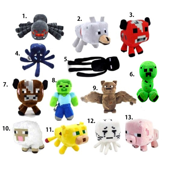 Minecraft plišane igračke