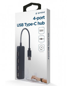 USB HUB, 4 porta, Type-C na USB 3.1 Gembird UHB-CM-U2P4-01
