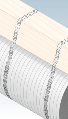 Banda perforata pentru instalatii