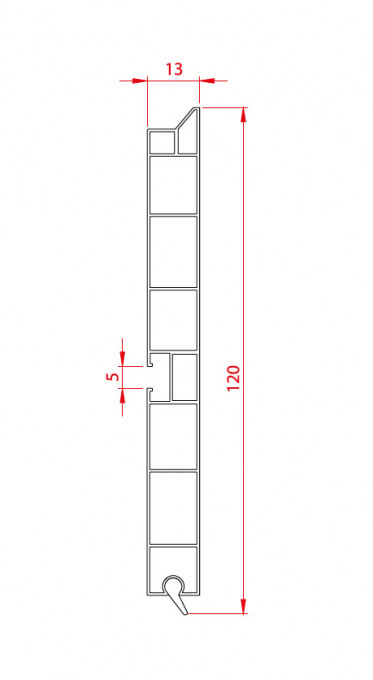 Plinta PVC bucatarie H100/120/150 alba