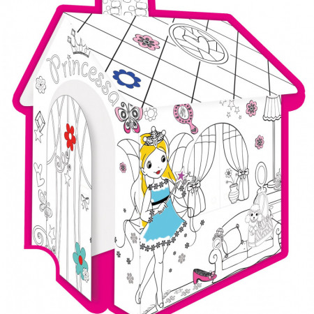 Casuta de colorat sau pictat, printesa