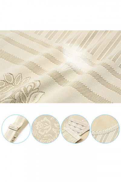 Corset modelator tip body, material respirabil, bej