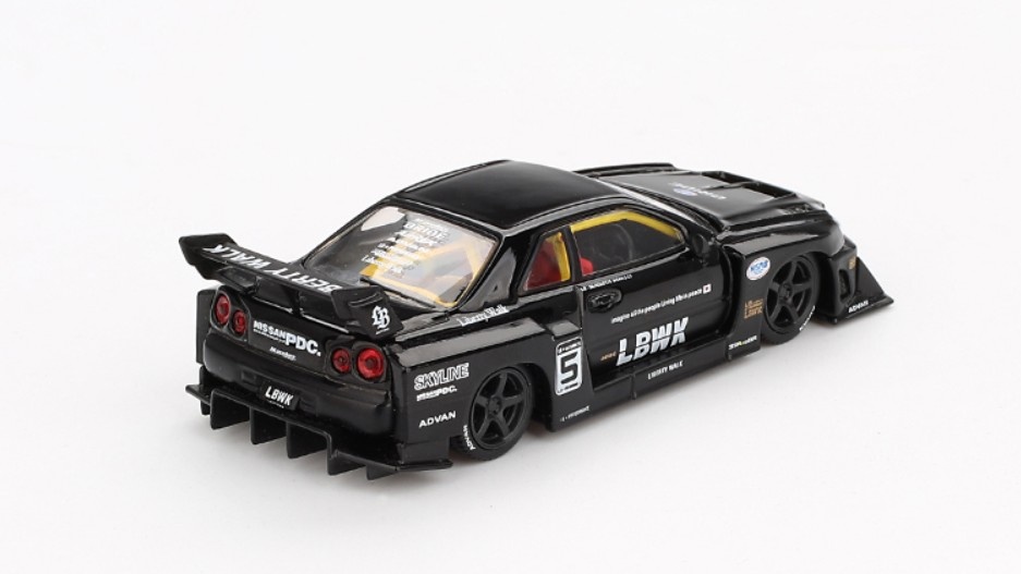 1:64 Nissan LB-ER34 Super Silhouette Skyline Black
