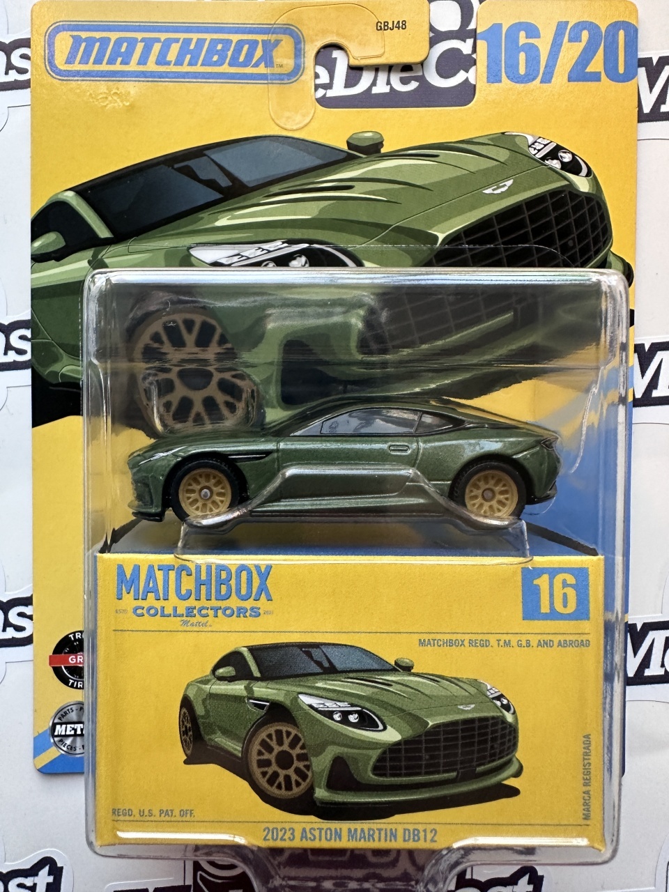 1:64 2023 Aston Martin DB12 Green Matchbox Collectors