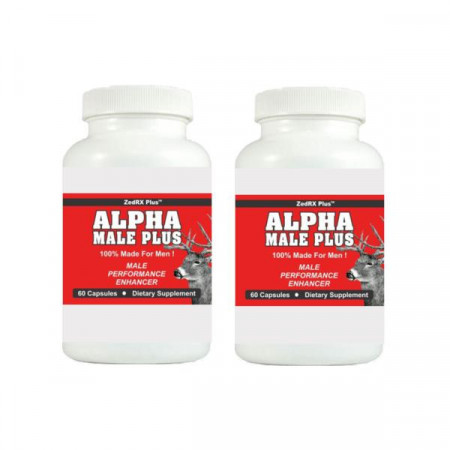 ALPHA MALE PLUS - Sexual Performance Enhancer - One Bottle - 60 Capsules