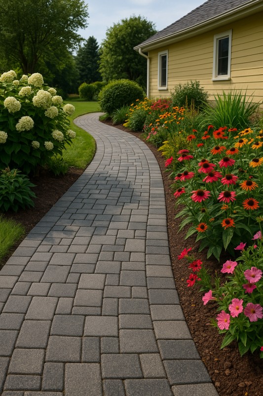 Cum sa-ti construiesti singur o alee pavata in curte