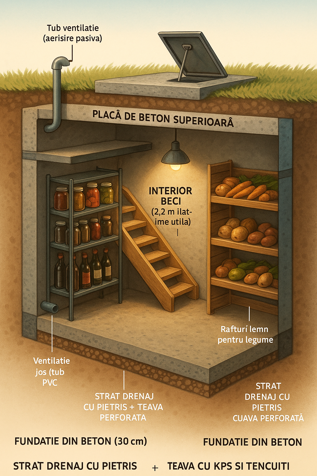 Cum mi-am construit un beci spatios si racoros