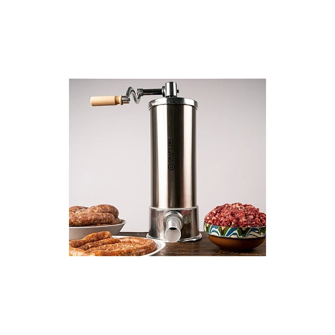 Masina carnati verticala 3kg, 5 palnii, constructie inox, Craft-Tec MX129