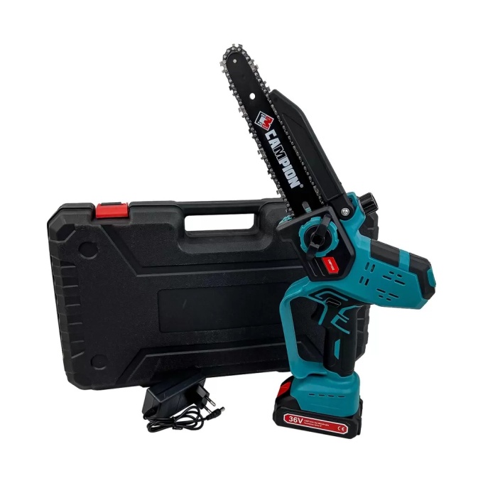 Mini drujba electrica cu acumulator 150mm, 8", ungere automata, 1800w ...