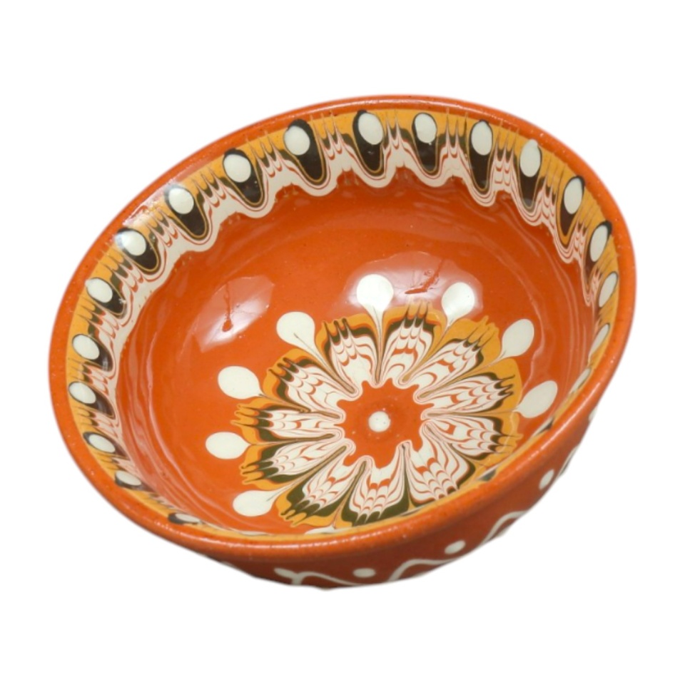 Castron ceramica traditional maro