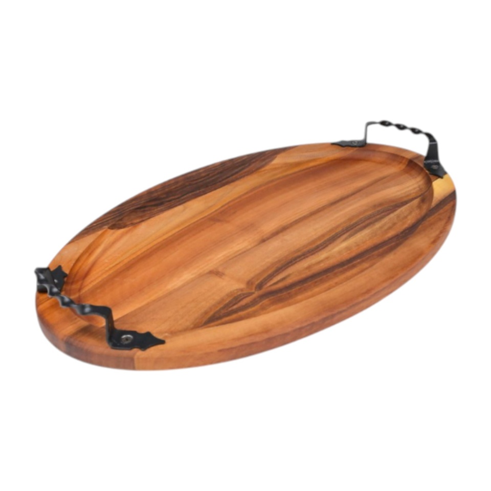 Tava din lemn cu maner