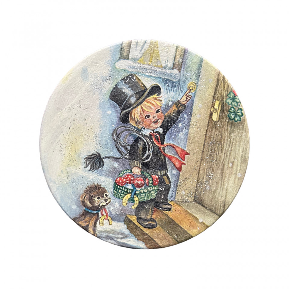 Farfurie ceramica de perete, cosarul