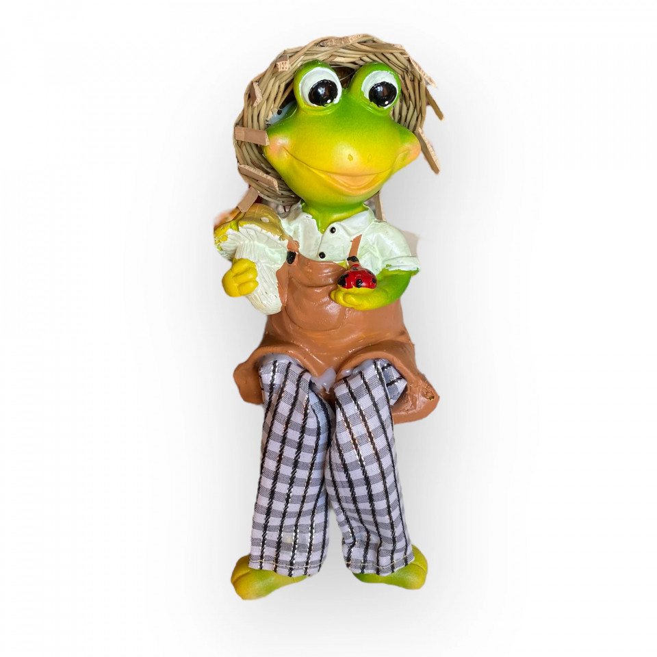 Figurina haioasa, broasca, 17 cm