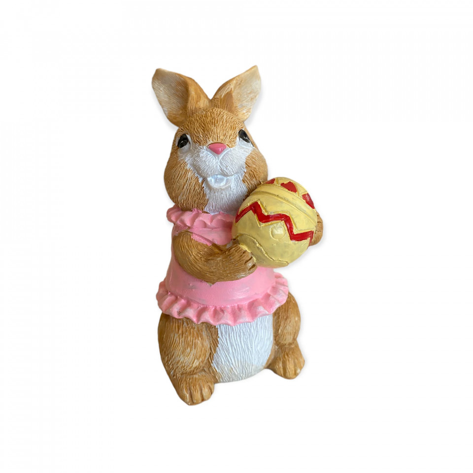 Figurina iepuras cu ou, 10 cm