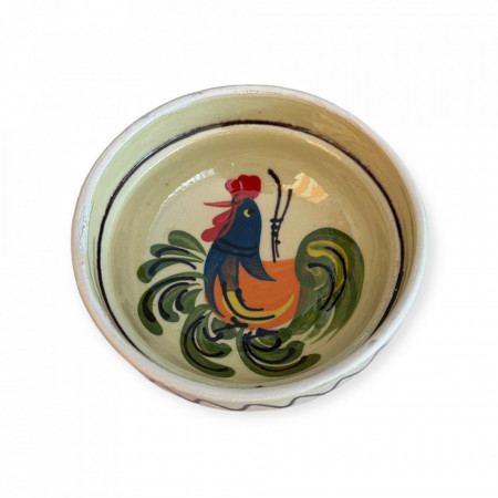 Bol / Castron din ceramica, decorat manual, 13cm