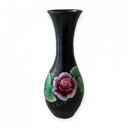 Vaza silueta, eleganta, pictata manual, 44 cm