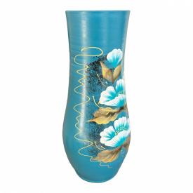 Vaza ceramica moderna, pictata manual