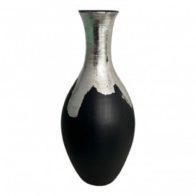 Vaza moderna cu foita de argint