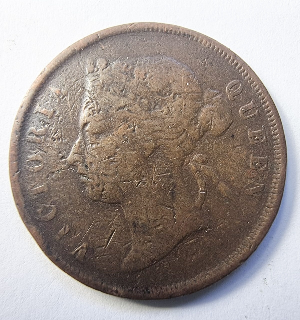 Moneda Straits Settlements - Victoria - 1 Cent 1885
